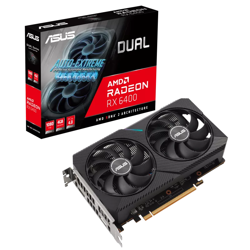 ASUS Dual Radeon™ RX 6400 | Paquetes y Programas