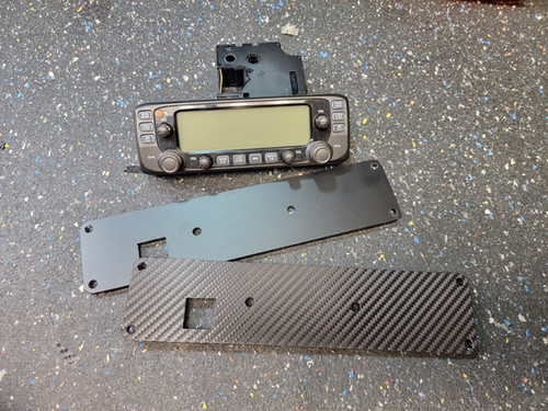 Vinyl Wrapped Acrylic Face Plate for 09-14 F-150 (F) ICOM 2730 Radio ...