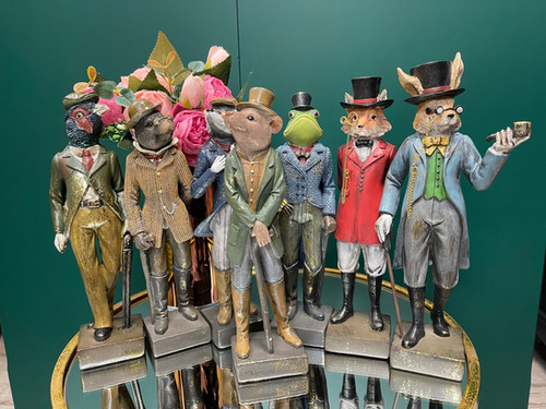 Dapper Animals - Stag Rabbit Fox Pheasant Mole Frog Ratty Badger | The ...