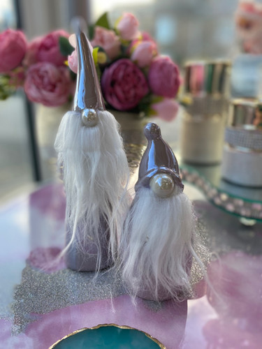 Ceramic Lilac Pink Gonk With Fur Beard by Heaven Sends 2 sizes | The ...