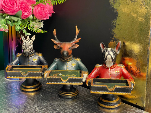 Stag / Zebra/ French Bulldog Gentry Card / Sweet Holder | The Lilly Pad