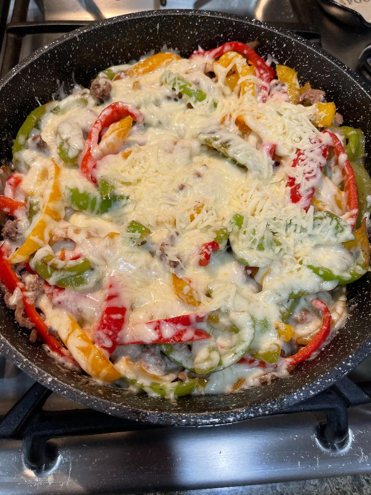 Philly Cheesesteak Skillet