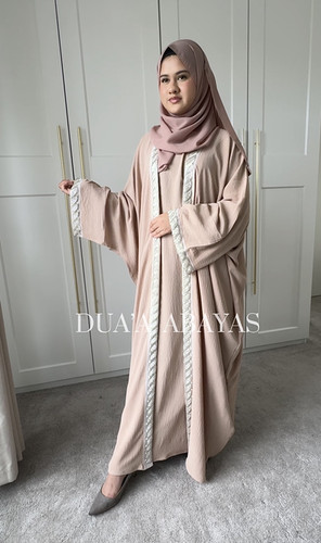 Maya Abaya Blush Stone | DUA'A ABAYAS