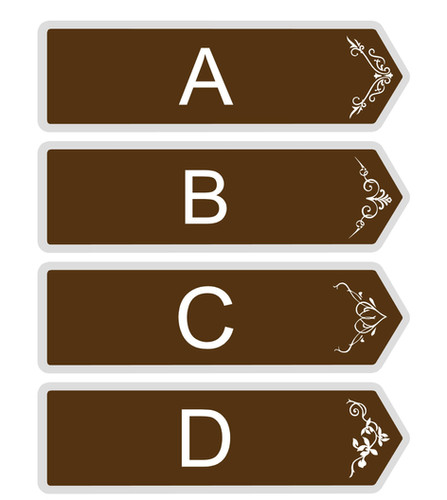 Personalised Wedding Sign with Special Arrows | England Signs