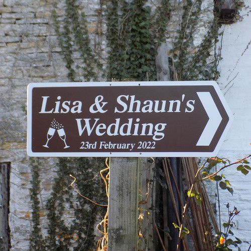 Times Roman Direction Sign | England Signs