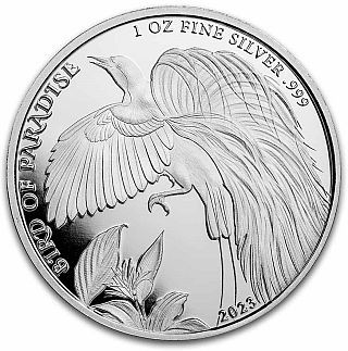 Papua Neuguinea 1 Kina 2023 Paradiesvogel | Universal Coin