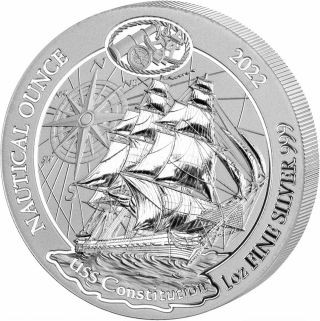 Ruanda 50 RWF 2022 Schiff USS Constitution - Nautical Ounces ...
