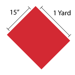 ThermoFlex Turbo HTV 15" x 1 Yard Sheet – Red | Colorado Craft Vinyl