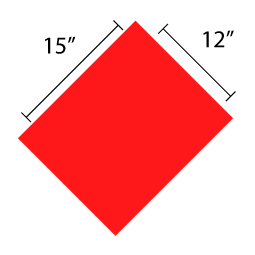 ThermoFlex Turbo HTV 12" x 15" Sheet – Neon Red | Colorado Craft Vinyl