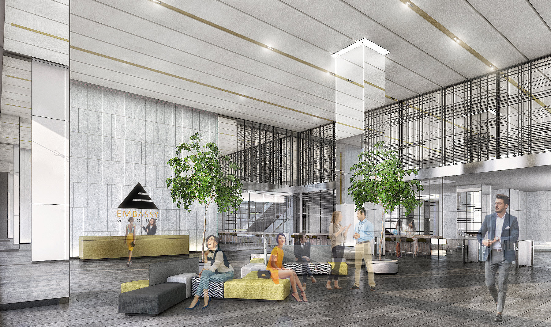 Embassy Office Lobby