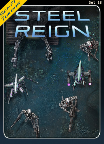 Sci-Fi Tokens Set 18, Steel Reign | Mysite