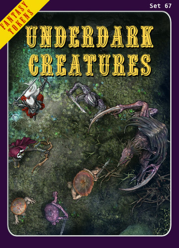 Fantasy Tokens Set 67, Underdark Creatures | Mysite