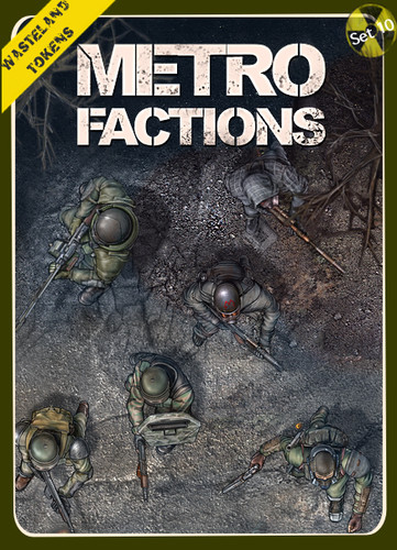Wasteland Tokens Set 10, Metro Factions | Mysite