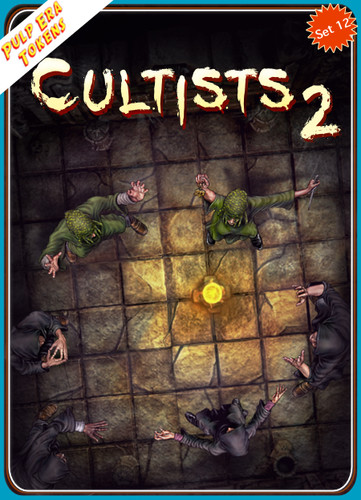 Pulp Era Tokens Set 12, Cultists 2 | Mysite