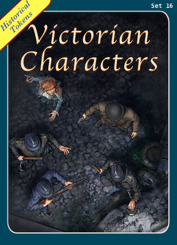 Historical Tokens Set 16, Victorian Characters | Mysite