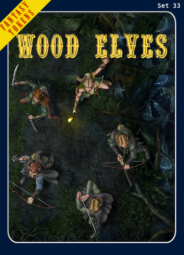Fantasy Tokens Set 33, Wood Elves | Mysite