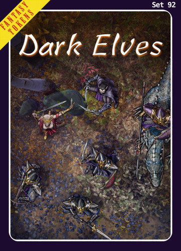 Fantasy Tokens Set 92, Dark Elves | Mysite