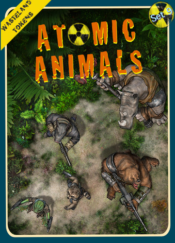 Wasteland Tokens Set 9, Atomic Animals | Mysite