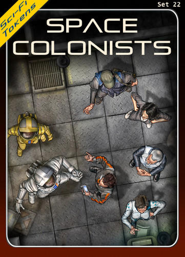 Sci-Fi Tokens Set 22, Space Colonists | Mysite