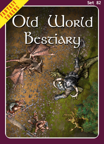 Fantasy Tokens Set 82, Old World Bestiary | Mysite