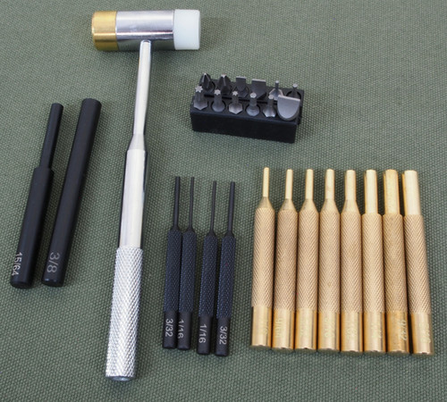 GUNSMITH PIN PUNCH TOOL SET, 27 piece set of essential tools ...