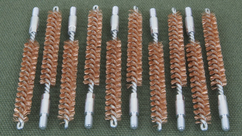 8 mm Bronze Brush pack (10 Brushes). For rifle barrel cleaning ...