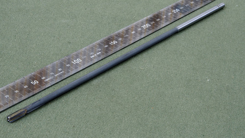 6.0mm diameter x 300mm long chucking reamer, carbide cutting edges ...
