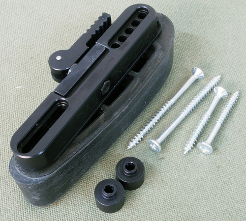 Adjustable recoil pad for rifle butt. Soft rubber pad made by CZ ...