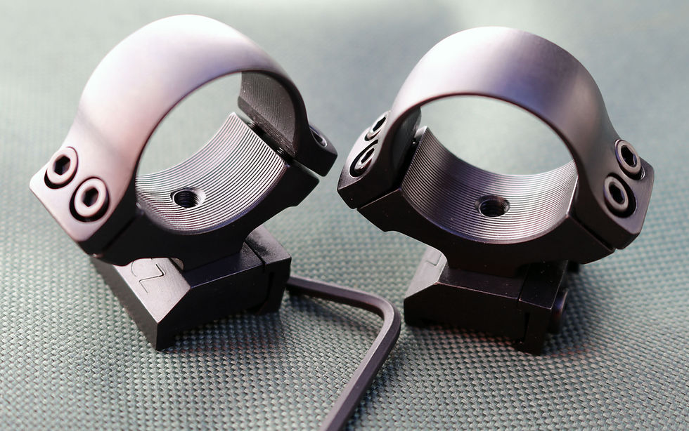 CZ527 2 piece scope mounts, 1 inch rings & bases, STEEL MATTE ...