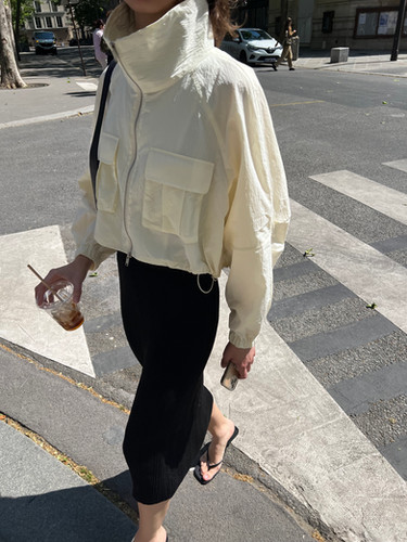 Cropped Lightweight Jacket (2colors) | LE:APT