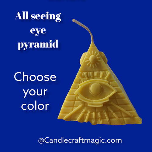 All Seeing Eye Pyramid | Candle Craft Magic