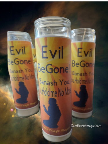 Evil Be Gone | Candle Craft Magic