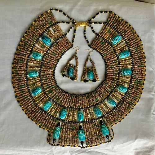 Cleopatra Collar and Earrings Set | Zara's Zouk