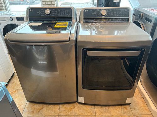 LG - WT7400CV & DLE7400VE Front load Washer & Dryer Set | Appliances 4 Less