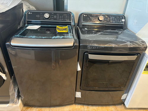 LG WT7480CL , DLE7480LE Washer & Dryer Set | Appliances 4 Less
