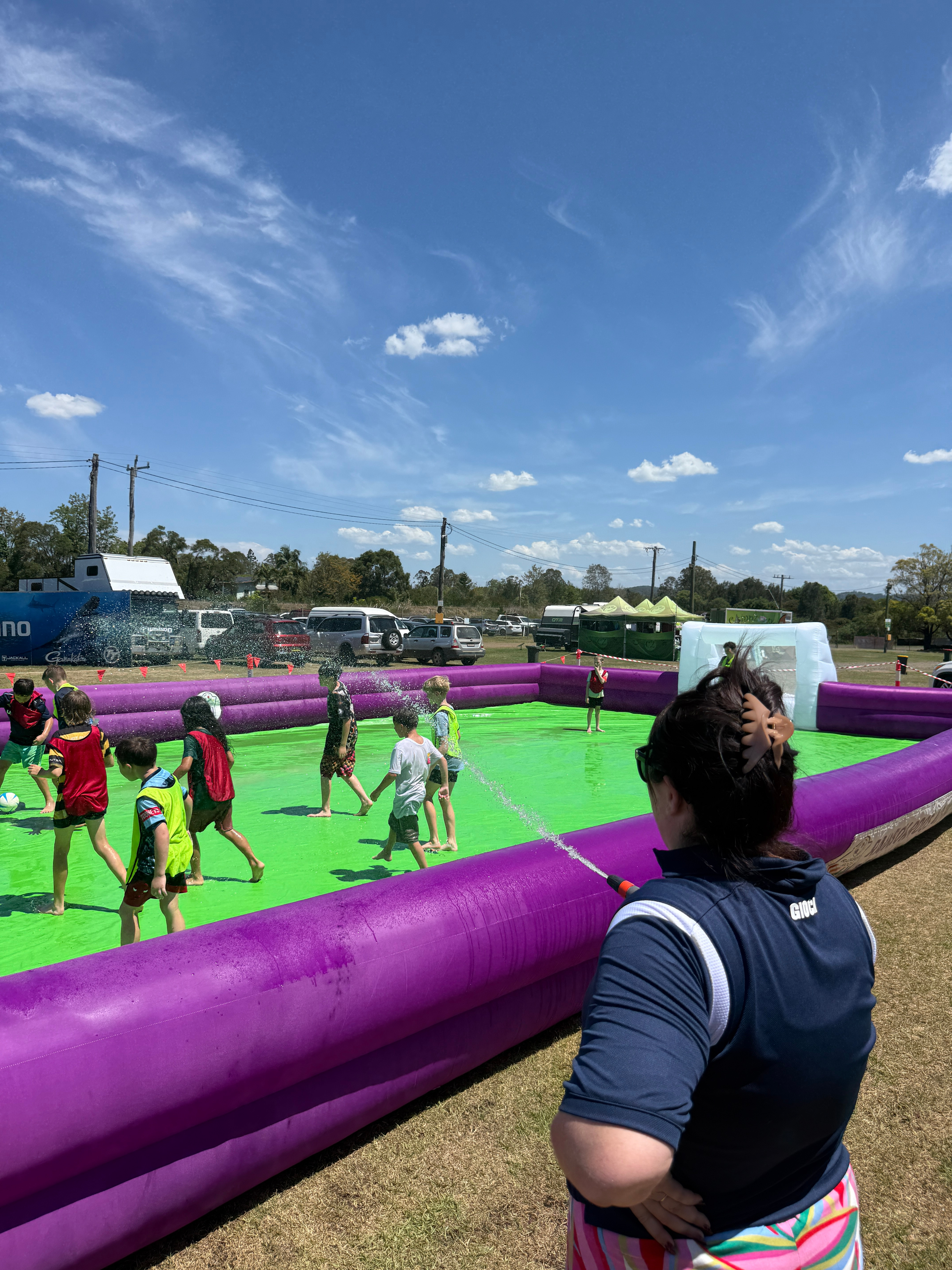 PARTY - Slip 'n' Slide Soccer Fun | Rainbow Roos