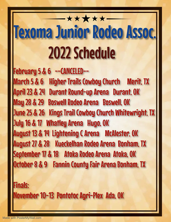 Youth Rodeo | Texoma Junior Rodeo Association | Bonham