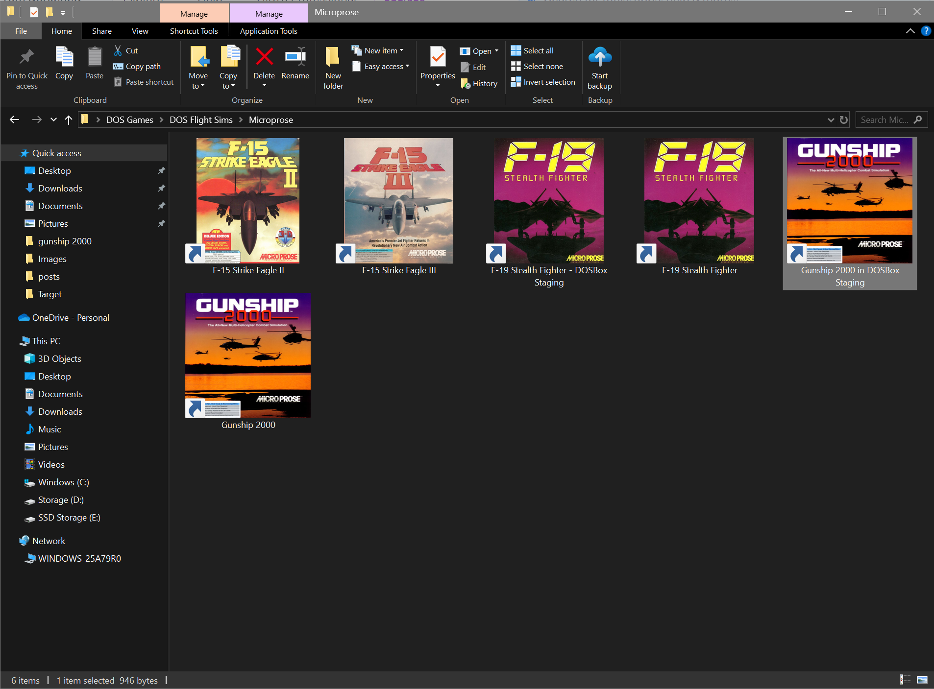 Dosbox Game Management