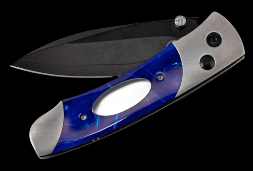 William Henry, Titanium Pocketknife, Compressed Acrylic Resin ...