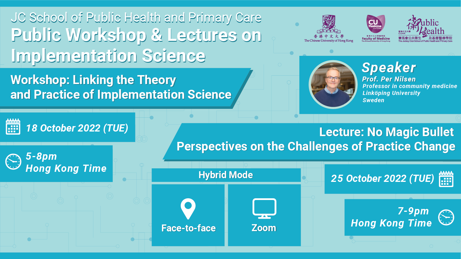 SPHPC Public Workshop & Lectures on Implementation Science by Professor ...