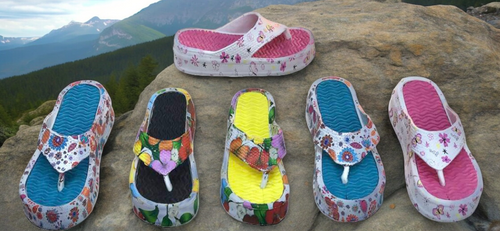 Sandalia con Tela | Pasos Y Colores