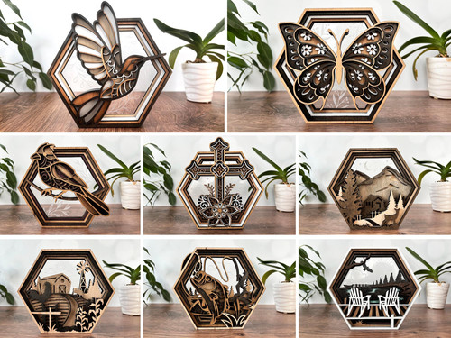 HEXAGON BOXES | Jacque Smith