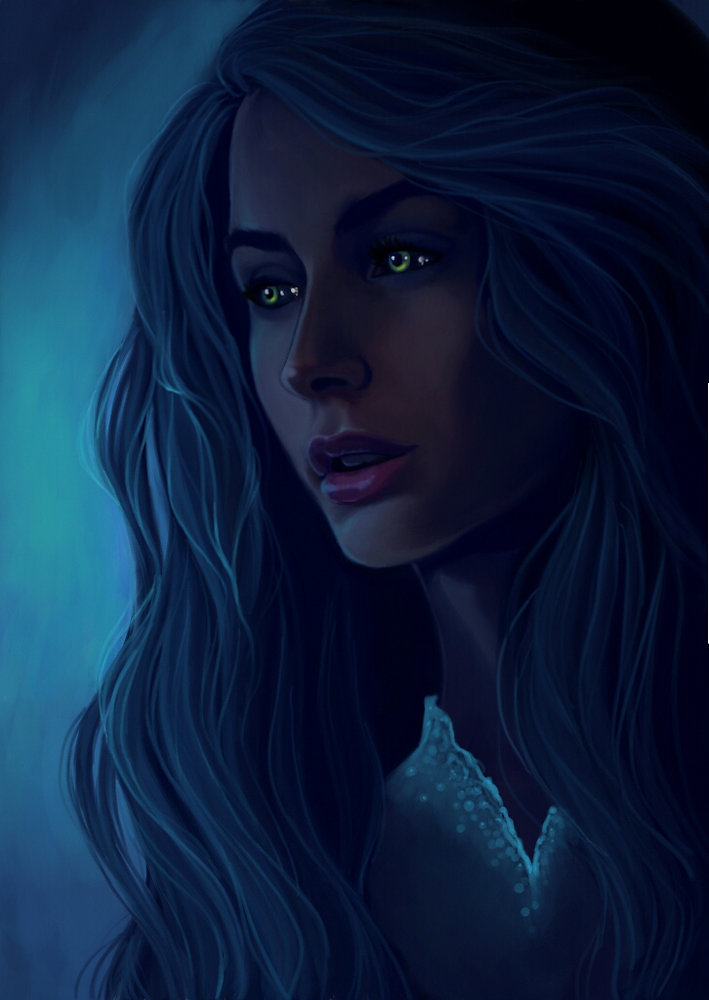 One of the first paintings of Lady Althea