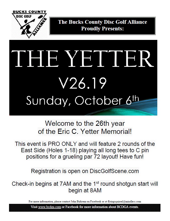 BCDGA Yetter Championship Tournament