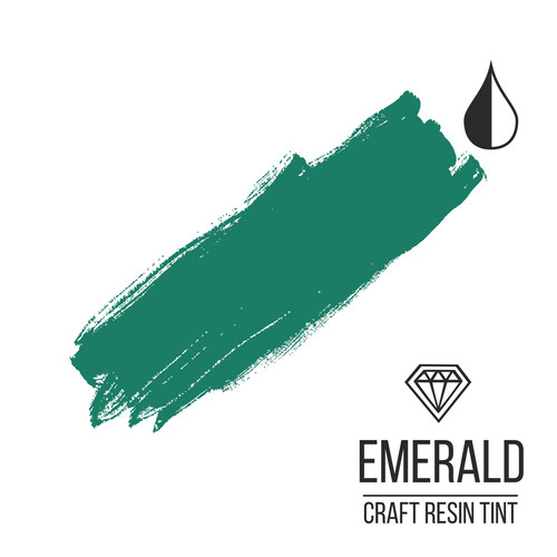 Dye paste for resin CraftResinTint, Emerald, 10ml | Shop.Craftsmen.Store