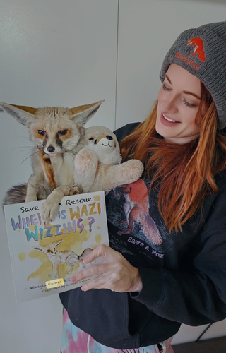 Mikayla’s Favorite Fawzi Fox plushie and Book! | Saveafox