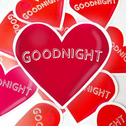 Waterproof Vinyl Kennywood Goodbye Heart Sticker | songbirdartistry