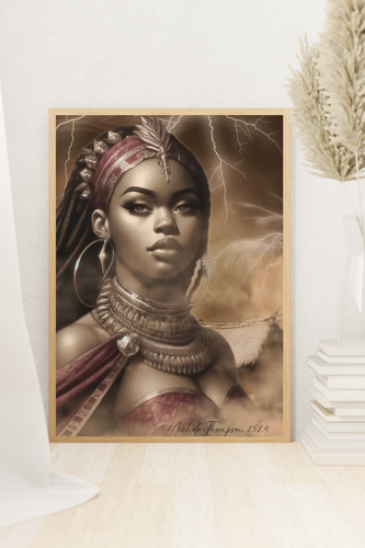 Oya Art Print | Oya: Guardian of the Storm | Lightworkers Garden
