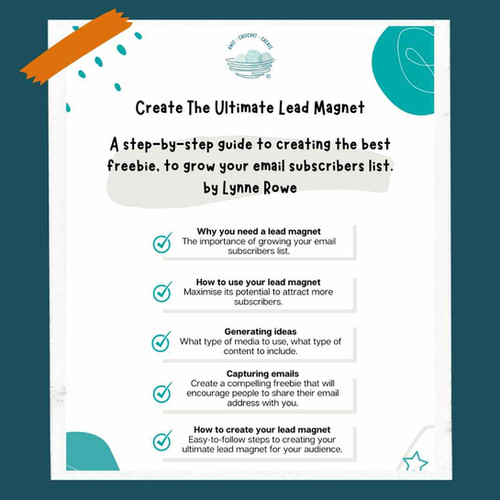 How to create the Ultimate Lead Magnet | knitcrochetcreate