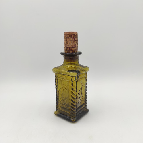 Boccetta farmacia decorata in vetro ambra | Paulsboutique